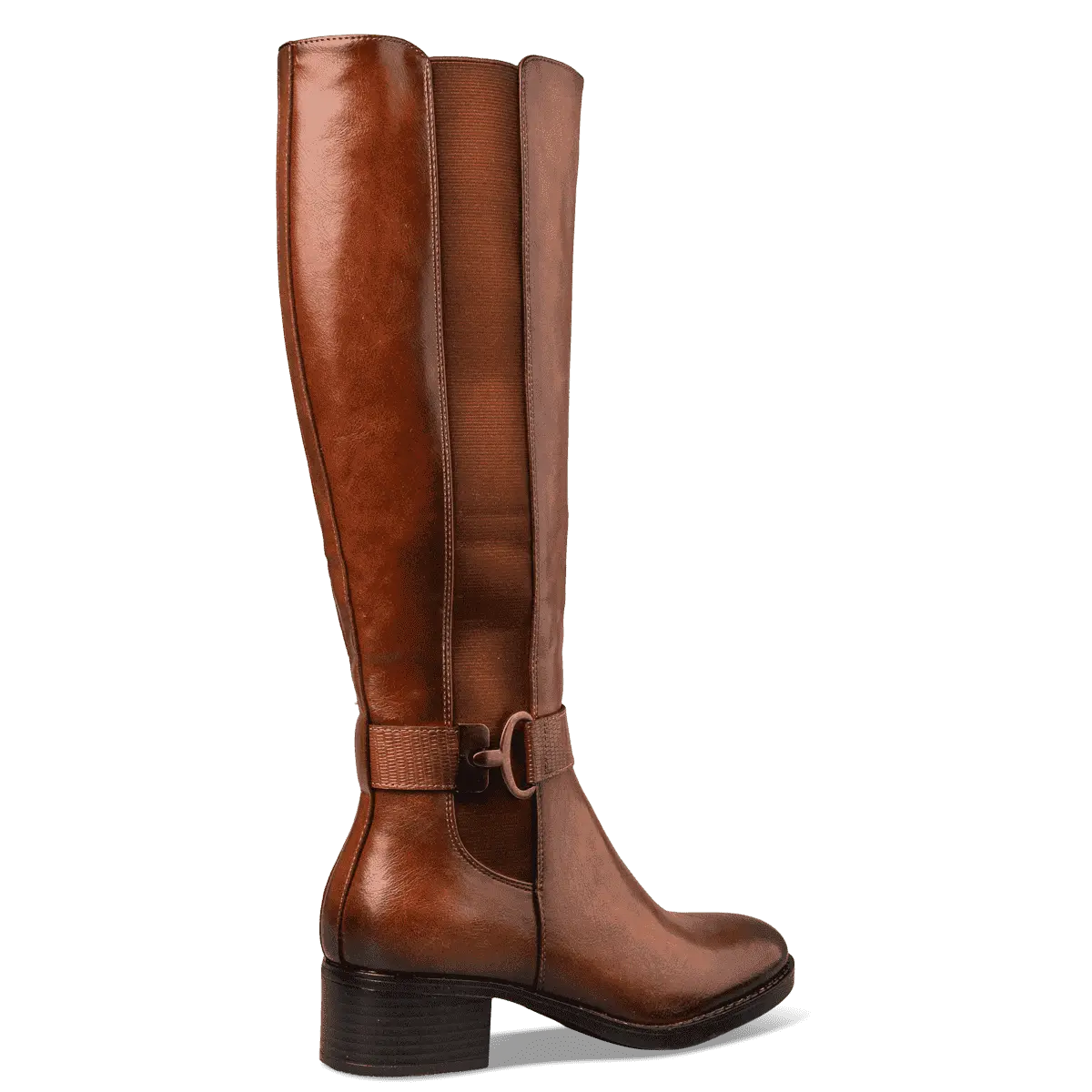 Miss NV Μπότες Ιππασίας Γονάτου Καφέ V63-22226 | Boots – wondereshop